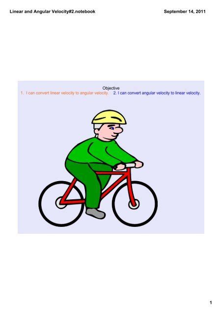 Linear And Angular Velocity2notebook