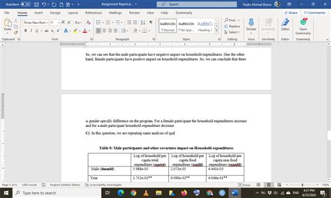 Statistical Assignments And Report Writing