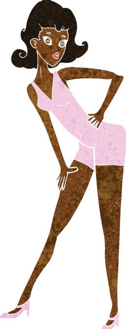 말풍선이 있는 모델 여자 제시하기 가냘픈에 대한 스톡 벡터 아트 및 기타 이미지 가냘픈 귀여운 그리기 Istock