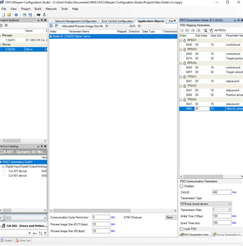 Missing Parameters From EDS File CAN CANOpen PLC Extensions Hms How