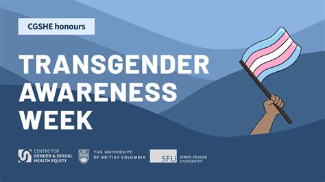 Cgshe Honours Trans Awareness Week Centre For Gender And Sexual Health