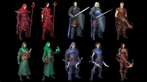 Artstation Npc Characters Game Assets