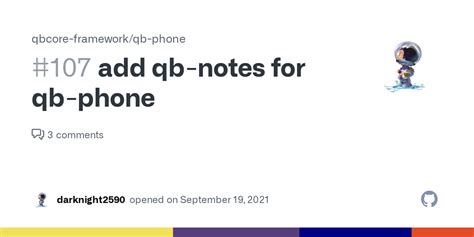 Add Qb Notes For Qb Phone Issue 107 Qbcore Framework Qb Phone GitHub