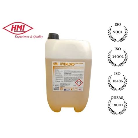 Hmi® Ovenlord 10 л Професионален обезмаслител за отстраняване на мазнини и нагари при печене и