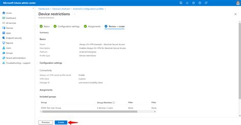 Android Intune Creating An Always On Vpn Profile