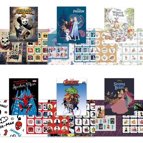 【全新現貨】澳洲郵局限定郵票 功夫熊貓 冰雪奇緣 小熊維尼 蜘蛛人 復仇者聯盟 睡美人 蝦皮購物