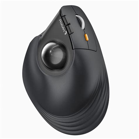 Protoarc Vertical Wireless Trackball Mouse Em05 Nl Bluetooth Ergonomic Rollerball