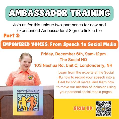 Ambassador Training Part 2 Empowered Voices Best Buddies International