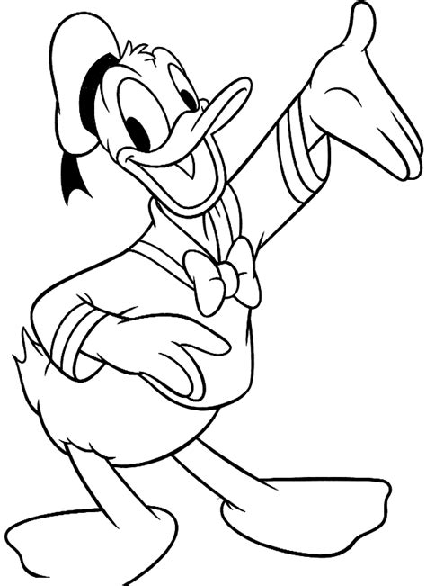 Detalles 78 Dibujos Para Pintar Pato Donald Muy Caliente