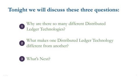 distributed ledger technologies what s up with all these blockchains