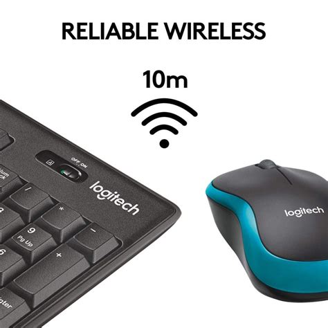 Black Logitech MK275 Wireless Keyboard and Mouse Combo, Warranty: 1 ...