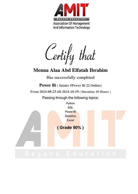 Menna Alaa On Linkedin Professionalgrowth Powerbi Dataanalytics