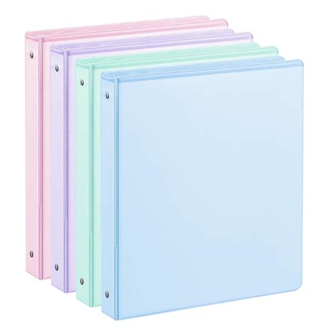 1 Inch Binders 3 Ring View Binders Holds 200 Sheets Of Letter Size