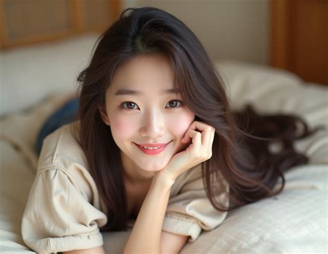 Korean Woman On Futon Stable Diffusion Online