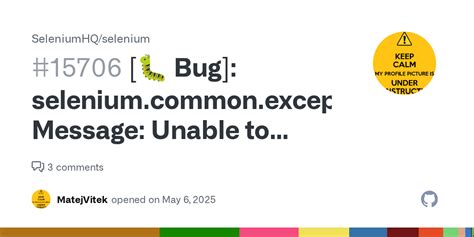 [🐛 bug] mon exceptions nosuchdriverexception message