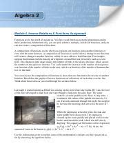 Exploring Functions In Real Life Scenarios Course Hero