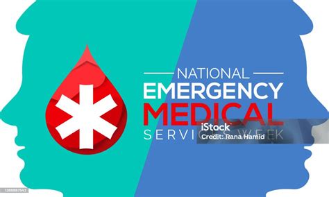국가 응급 의료 서비스 주 배너 포스터 카드 및 배경 디자인에 대한 건강 및 의료 인식 2022년에 대한 스톡 벡터 아트 및 기타 이미지 Istock