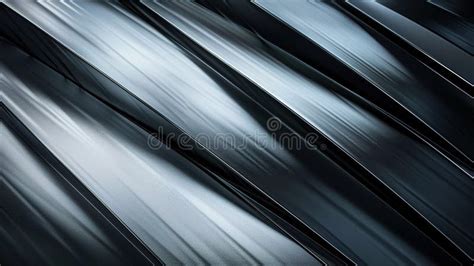 Reflective Metallic Surface With Dynamic Lines Providing A Modern Industrial Aesthetic Stock