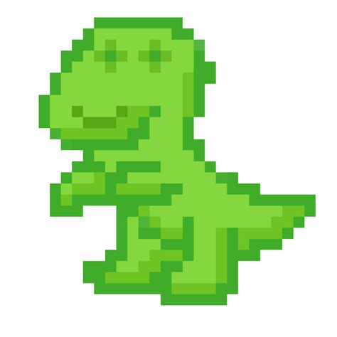 Dinosaur Pixel Art 30347842 Png