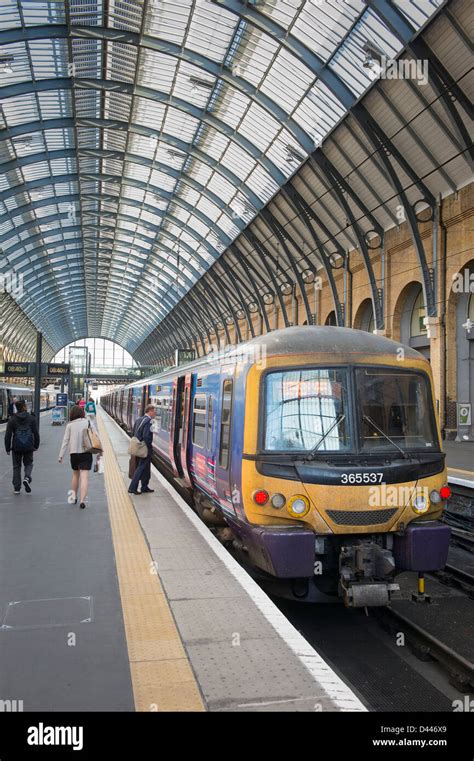 Class 365 Train In First Capital Connect Livery Waiting At A Platform