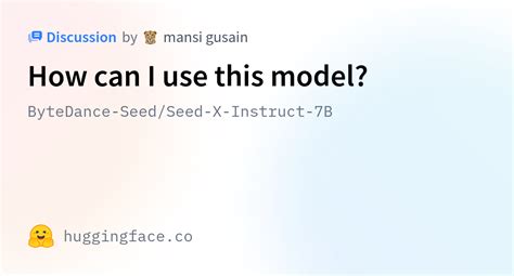 Bytedance Seedseed X Instruct 7b · How Can I Use This Model
