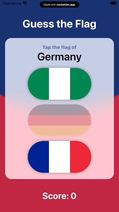 Github Gabrielhspguess The Flag A Swiftui App To Users Guess The Flag Of A Country