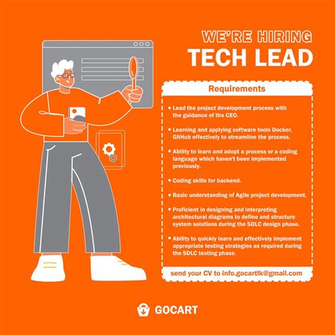 Frontend Developer Backend Developer Tech Lead Jobseekerlk