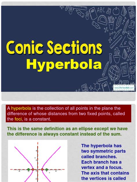 Group 2 Hyperbola Report Pdf Asymptote Ellipse