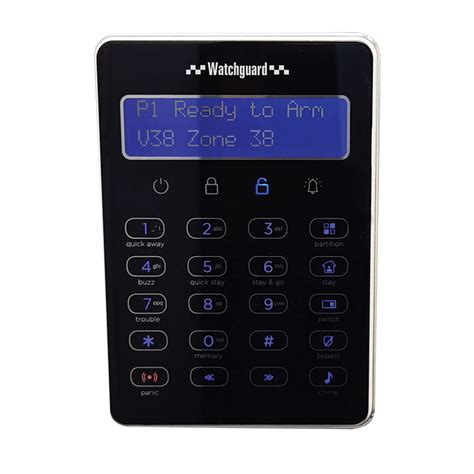 LCD Touch Keypad For WGAP864 Alarm System Black Totritech