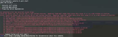 Could Not Detect Abi For Version 10 1 2 And Runtime Electron Issue