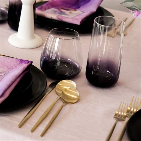 Purple Drinking Glasses