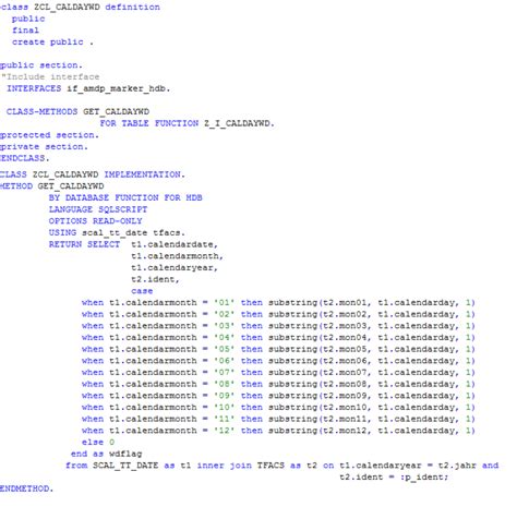 Sap Abap Central How To Create Calendar Day Abap Cds View With Working Day Flag