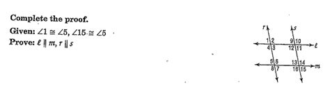 Solved Complete The Proof Given 15 155 Prove Chegg Com