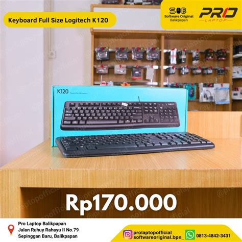 Jual Keyboard Logitech K120 Kota Balikpapan Prolaptopofficial Tokopedia
