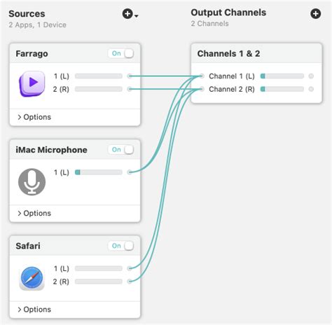 Rogue Amoeba Combining Microphone And Application Audio In Screen