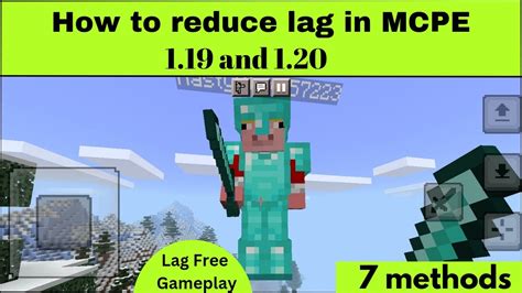 How To Fix Lag In MCPE And Enhance Optimize Minecraft Pe 1 20 And 1 19 Pocket Bedrock Edition