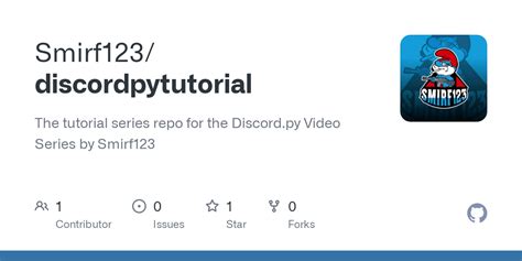 GitHub Smirf Discordpytutorial The Tutorial Series Repo For The Discord Py Video Series By