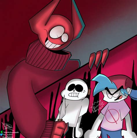 Spooky Month Bob Velseb Sans And Boyfriend By Tebamohammeda On Deviantart