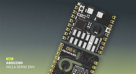 arduino nicla sense env adding advanced environmental sensing to a