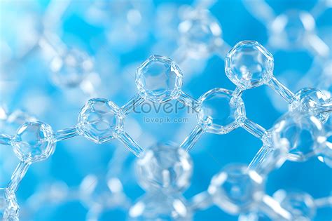 청색 분자 구조