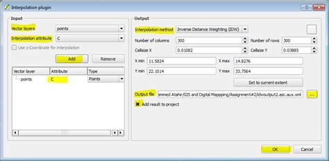 Inverse Distance Weighted Idw In Qgis