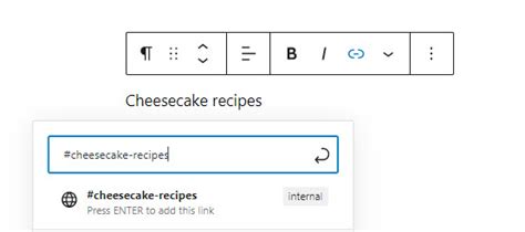 How To Create Wordpress Anchor Links In The Classic And Default Editors