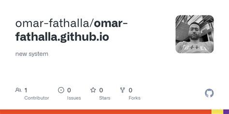 Github Omar Fathallaomar New System