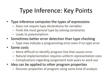 Ppt Types And Type Inference Powerpoint Presentation Free Download
