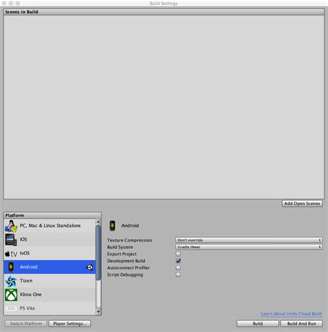 Unity Manual Gradle For Android