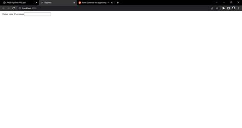 Form Controls Not Appearing Rangular2