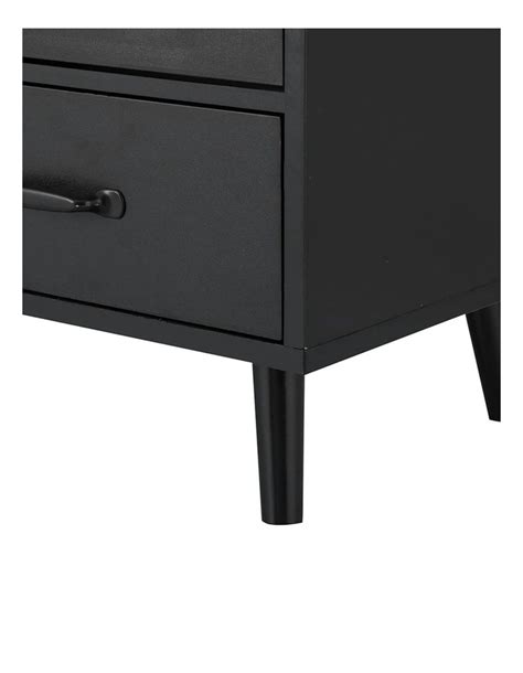 Artiss Double Doors Buffet Sideboard In Black Myer