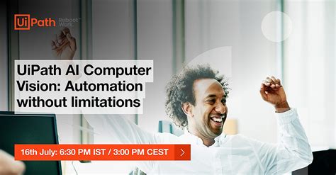 Uipath Ai Computer Vision Automation Without Limitations Events