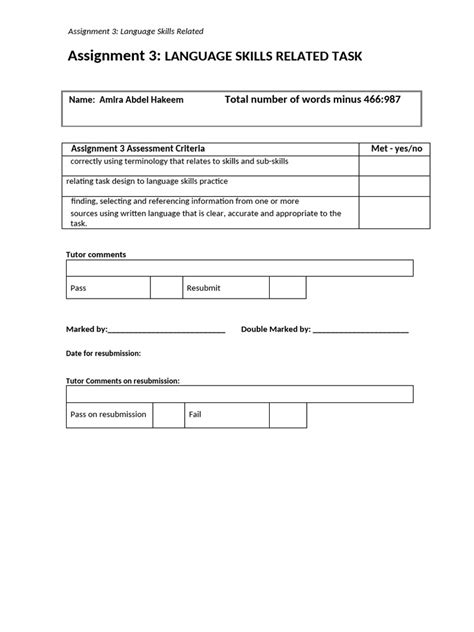 Resubmission Assignment 3 Amira 2 Pdf