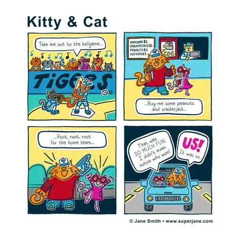 Kitty And Cat Comic — Super Jane